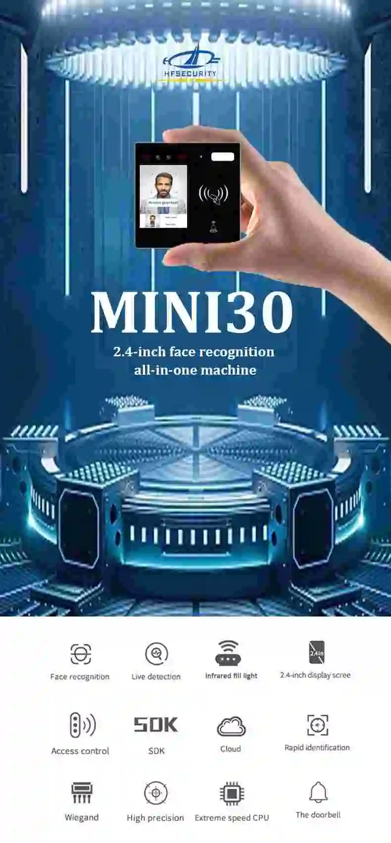 Hfsecurity MINI30 - Advanced Face Recognition System