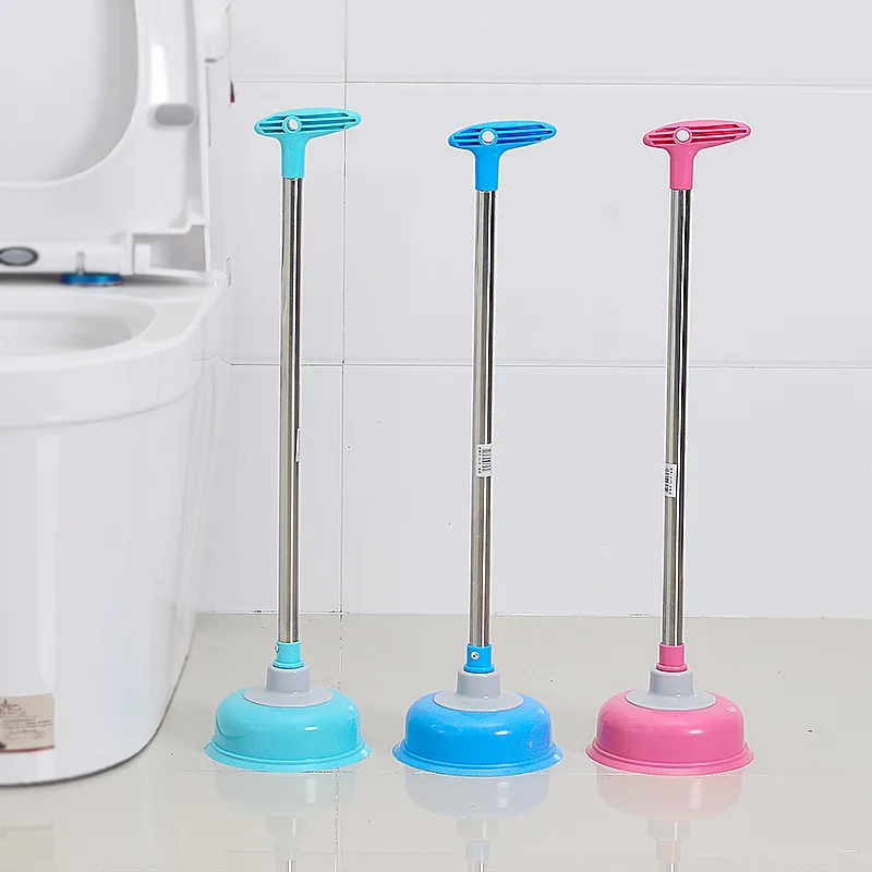 Hand Powered Action Drain Plunger Unclog Toilets Sinks Tubs Showers ...