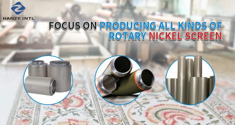 Rotary Nickel Screen for Printing Textile Wire Screen Printing Machines ...