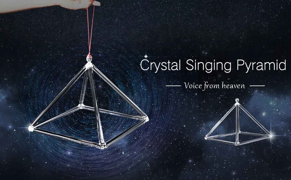 SUCCESS Wholesale Clear Crystal Singing Pyramid With Free Accessory ...