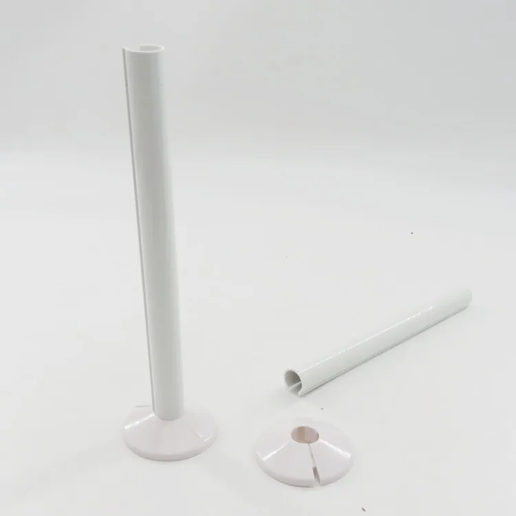 White Radiator Pipe Covers Greenedhouse 2 Pack 200mm Long 15mm Pipe ...