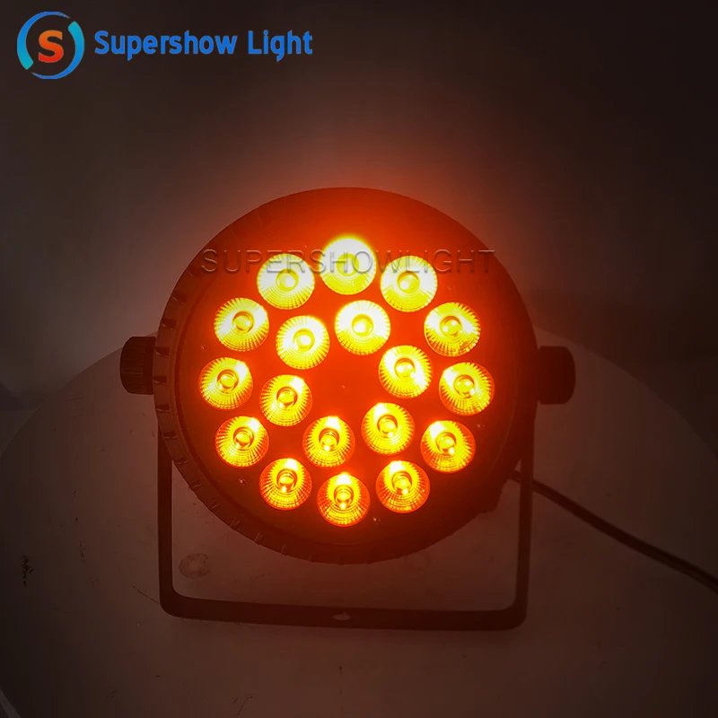 Supershow Slim Flat Par Led 18x18 RGBWA UV 6in1 - Stage Light