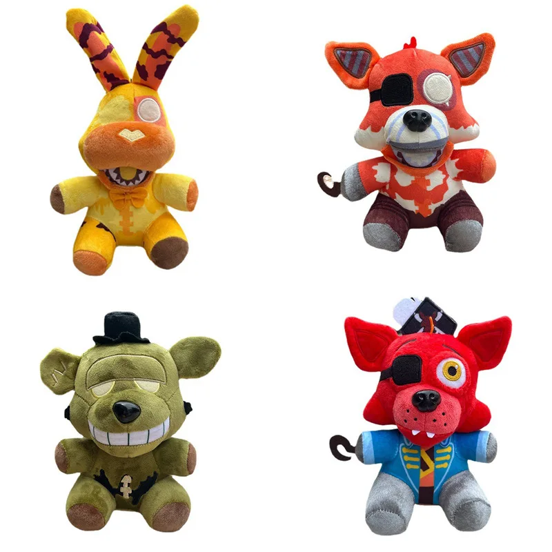 Foxi Plush Fnaf Five Nights At Freddy S Nightmare Freddy Bonnie Stuffed ...