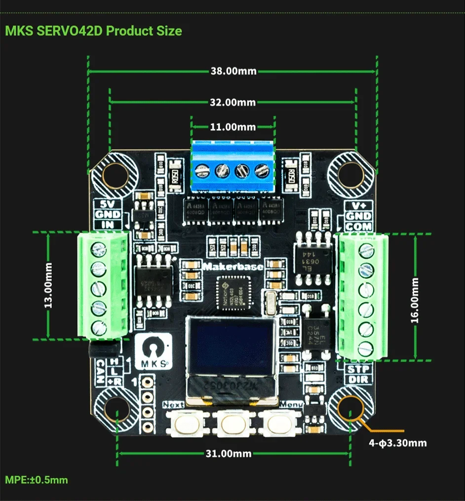 MKS SERVO42D/SERVO57D CNC Stepper Motor Drivers for 3D Printers