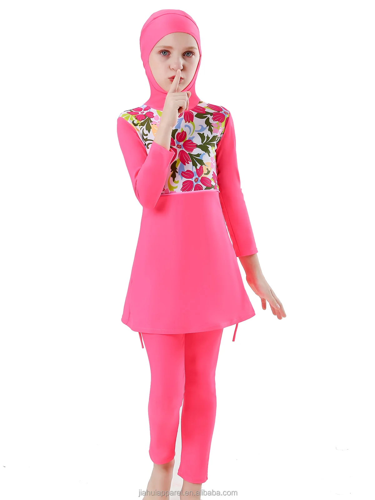 Modest Muslim Swimwear - Hijab Islamic Swimsuit for Kids