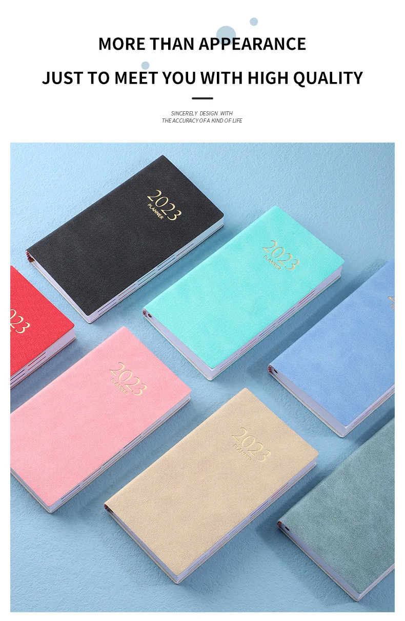 A6 Diaries 2023 Index Notebook 365 Days Planner Business English Agenda ...