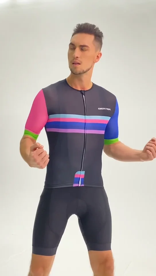 2021 Road Triathlon Uniform Cycling Skin Suit Body Set Girl Clothing ...