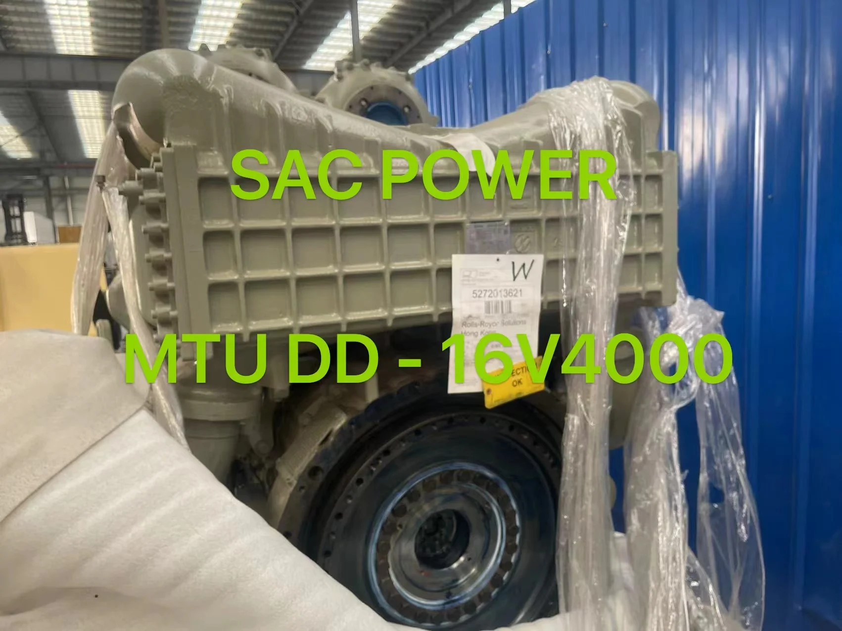 Genuine MTU 16V 4000 Diesel Engine - High Power & Reliability