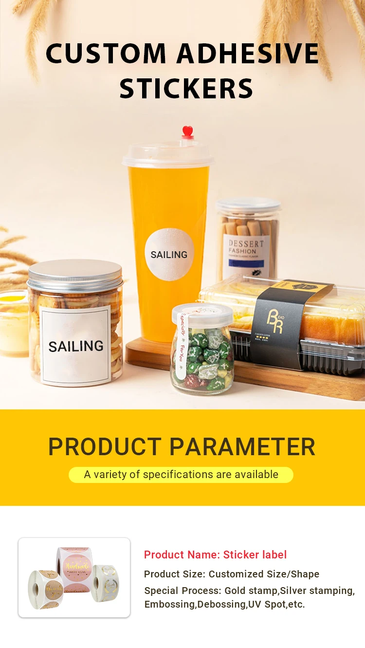 Sailing Label Custom Adhesive Sticker Pvc Vinyl Label Logo Printing ...