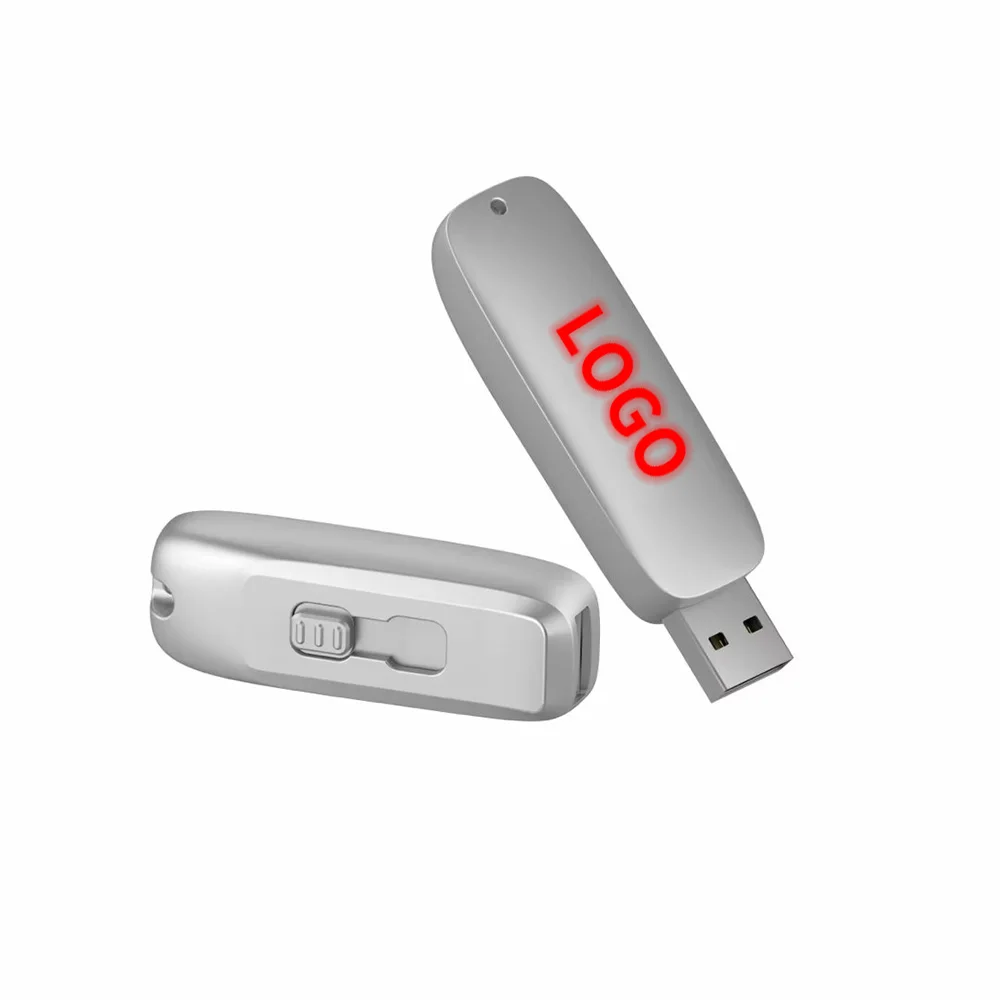 Push and Pull Light up Flash Drive 8gb Usb Flash Drive Disk on Key 16gb ...