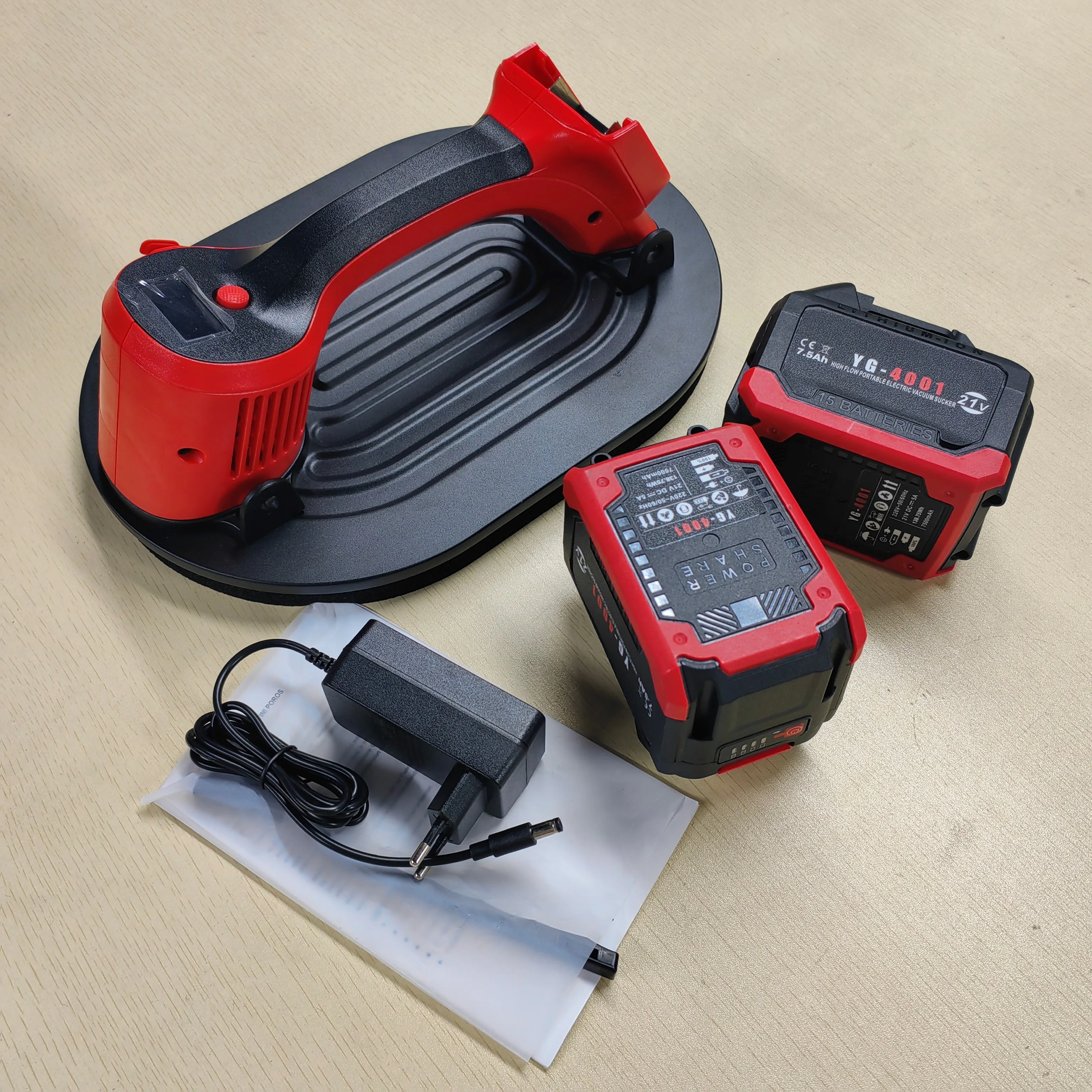 Easytech Electric Vacuum Suction Cups for Glass Stone Paving Slabs ...