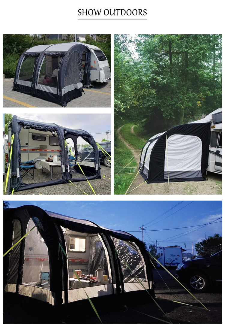 Inflatable Caravan Awning Tent Camping Trailer Inflatable Air Caravan ...