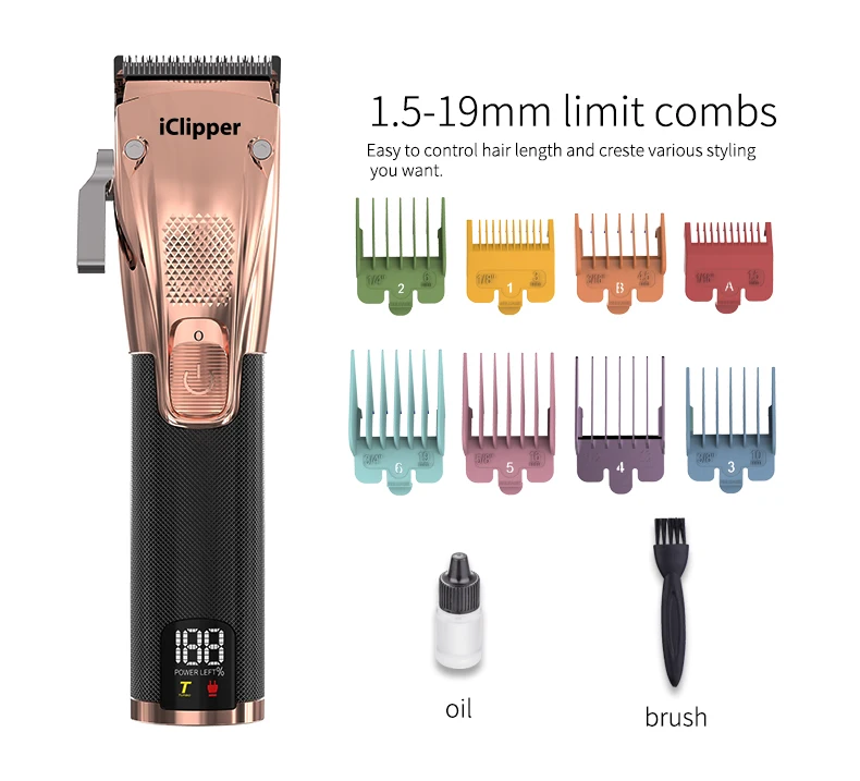 Iclipper K33S Electric Hair Cutting Machine - Powerful & Portable