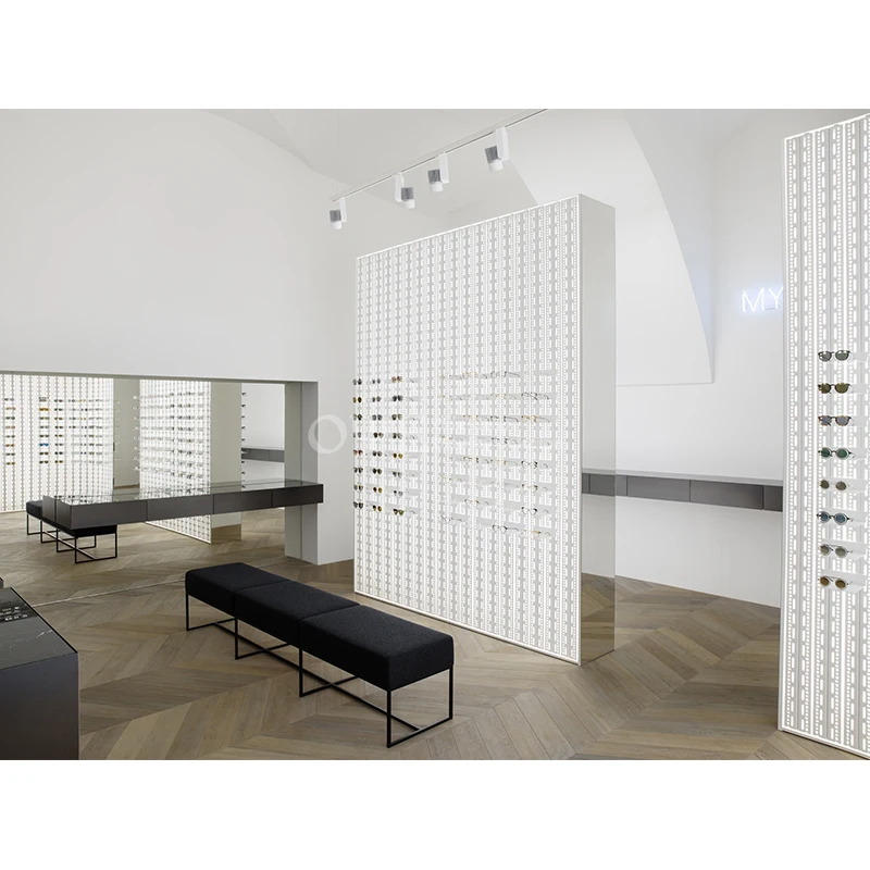 Custom Made Optical Store Layout Design Glass Optical Shop Counter ...