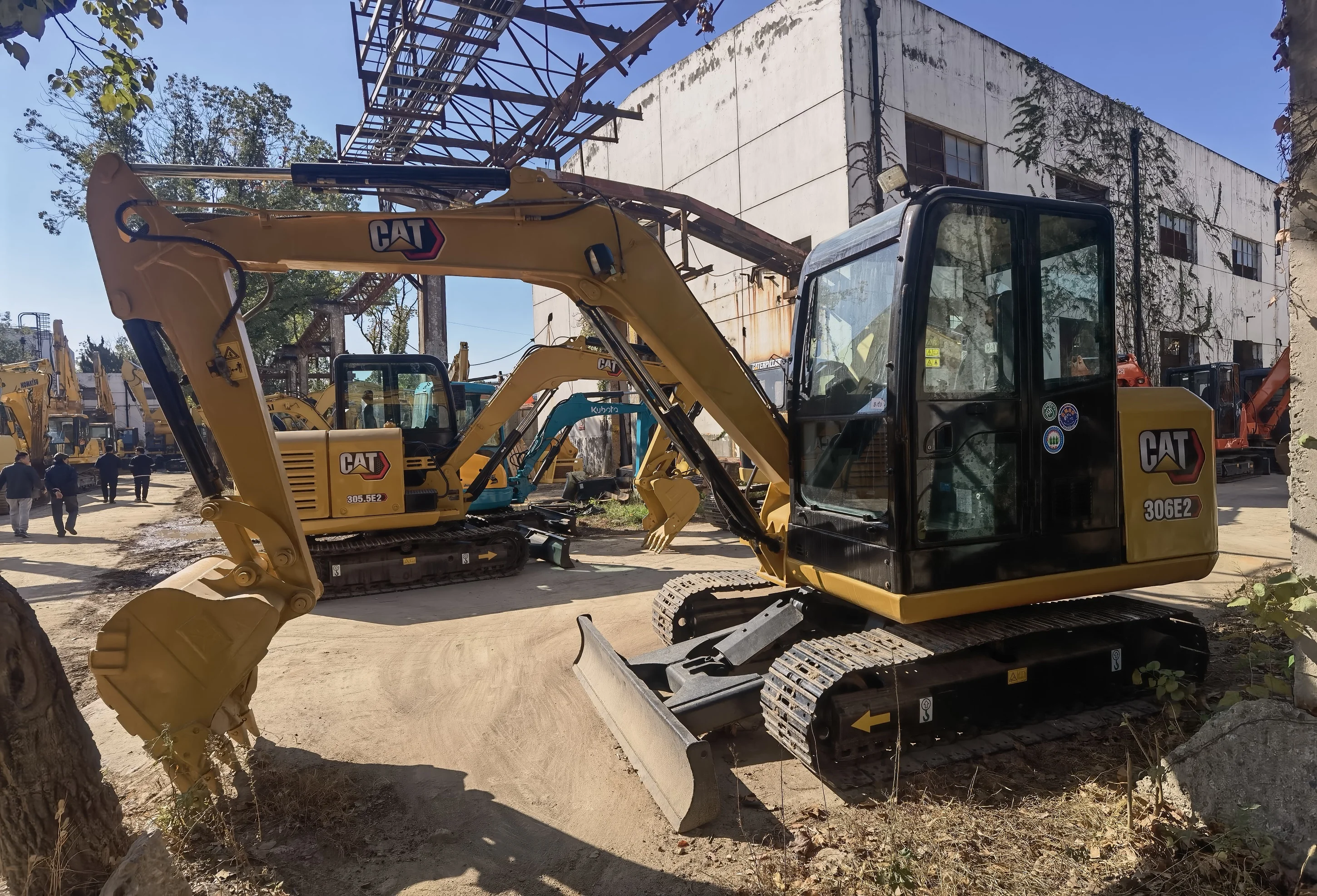 Cat Used Digger Excavator 306e2 Mini Excavator 305.5e2 307d Mini Used ...