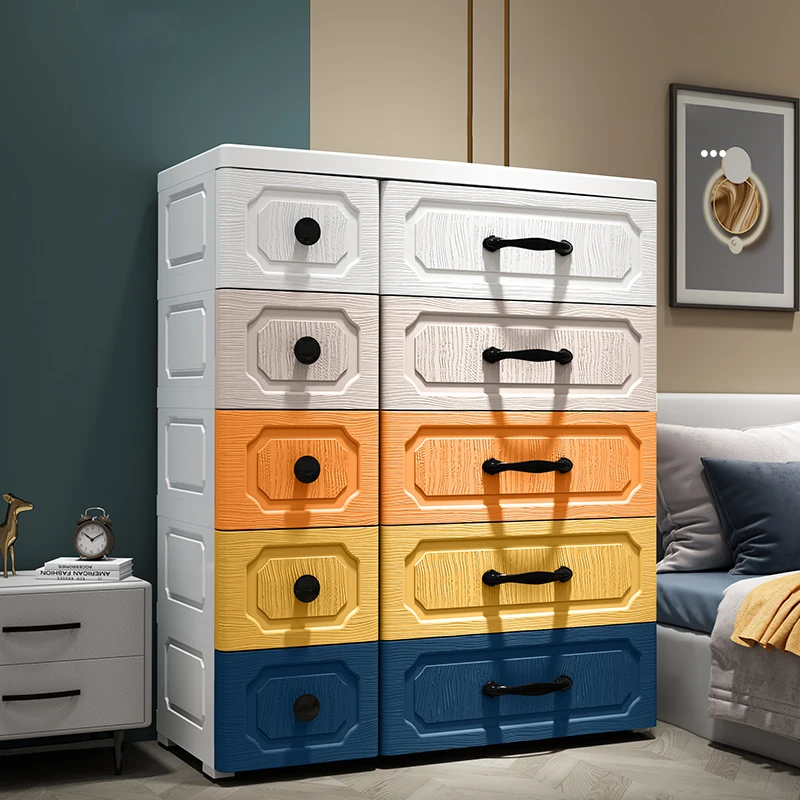 Big Size Plastic Drawer Cabinet For Kids Storage Toys Clothes 75cm ...