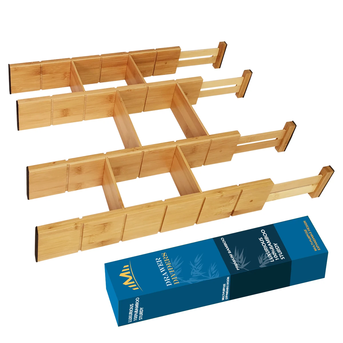 Separador De Cajones Spring Loaded Drawer Dividers Organizer Expandable ...