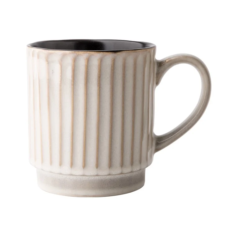 Ceramic Coffee Mug Modern Geometry Applique Custom Tea Mugs 1 Piece ...