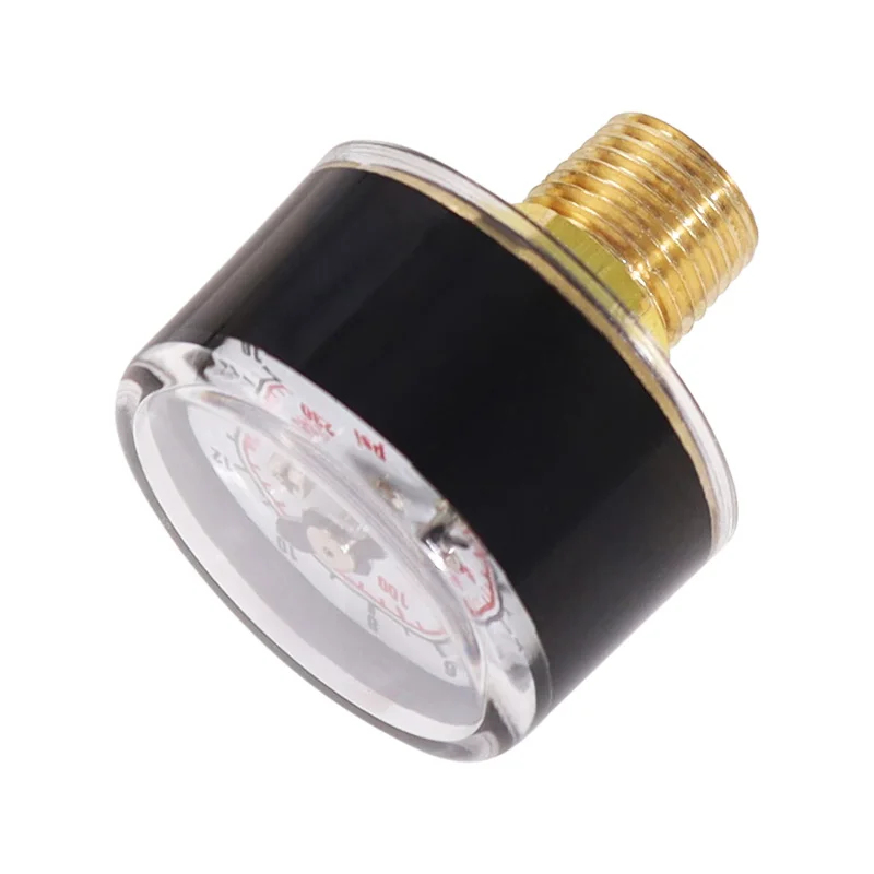 M10 Pressure Gauge Double Scale Manometer 230 Psi 16 Bar