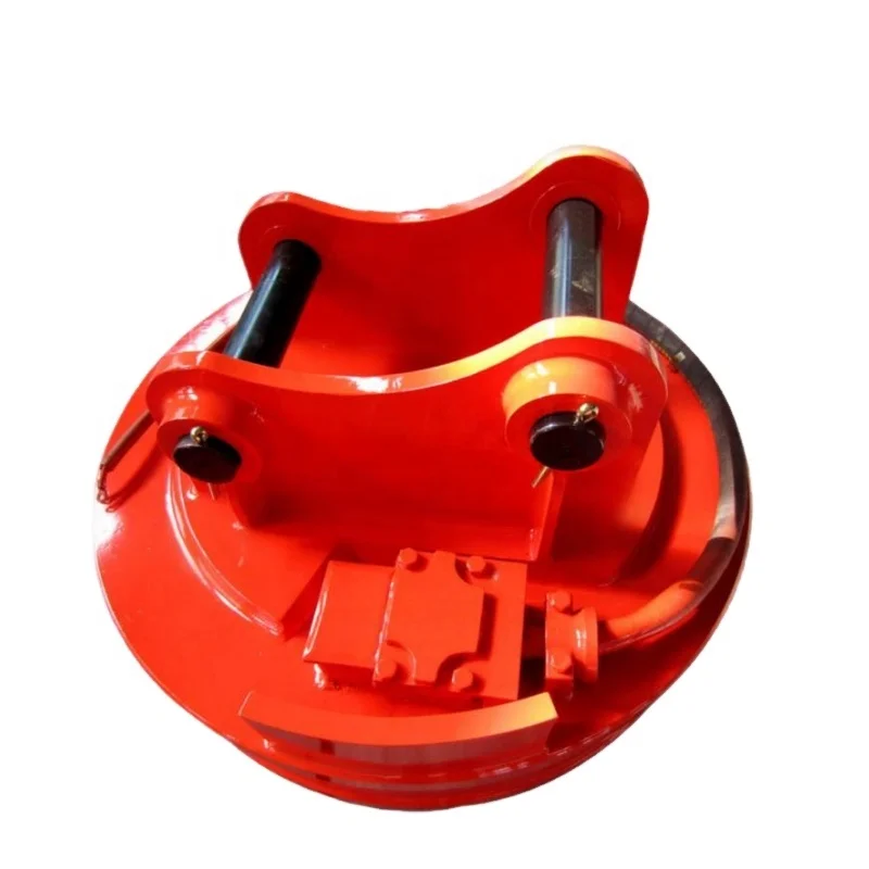 Circular Scrap Electromagnet Chuck For Excavator Scrap Electromagnetic ...