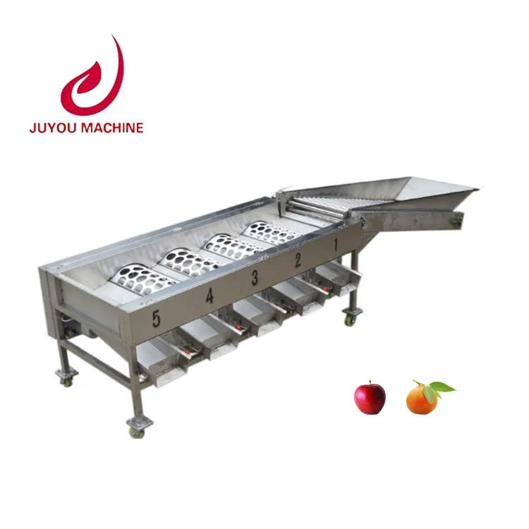 High Efficiency Fruit Sorter - Orange Lemon Chufa Potato Tomato Grading ...