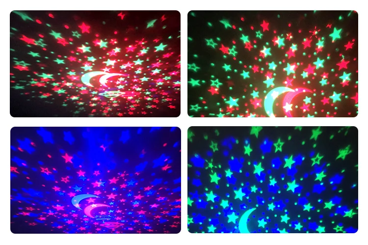 Music Player Night Light Multi Color Master Kids Starry Sky Light Led ...