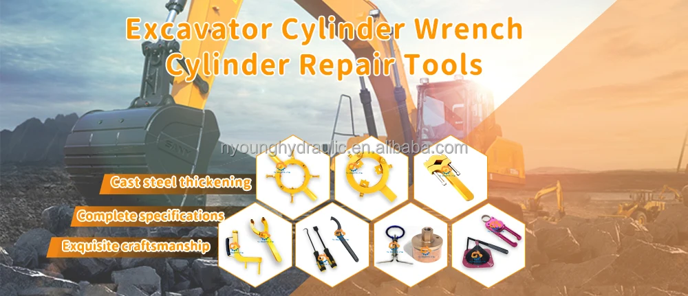 Universal Hydraulic Cylinder Repair Tools - Adjustable & Durable