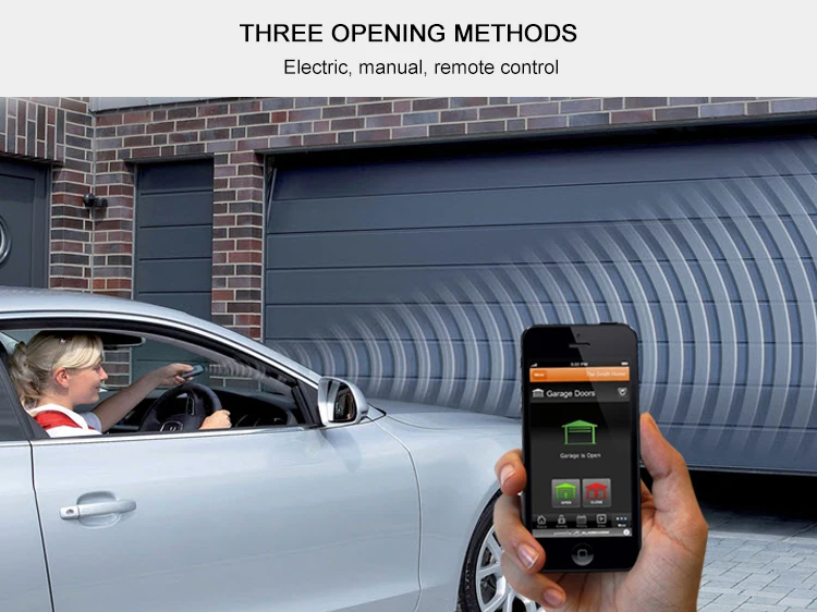 Modern Aluminum & Glass Automatic Garage Door Opener - OEM | Wholesale