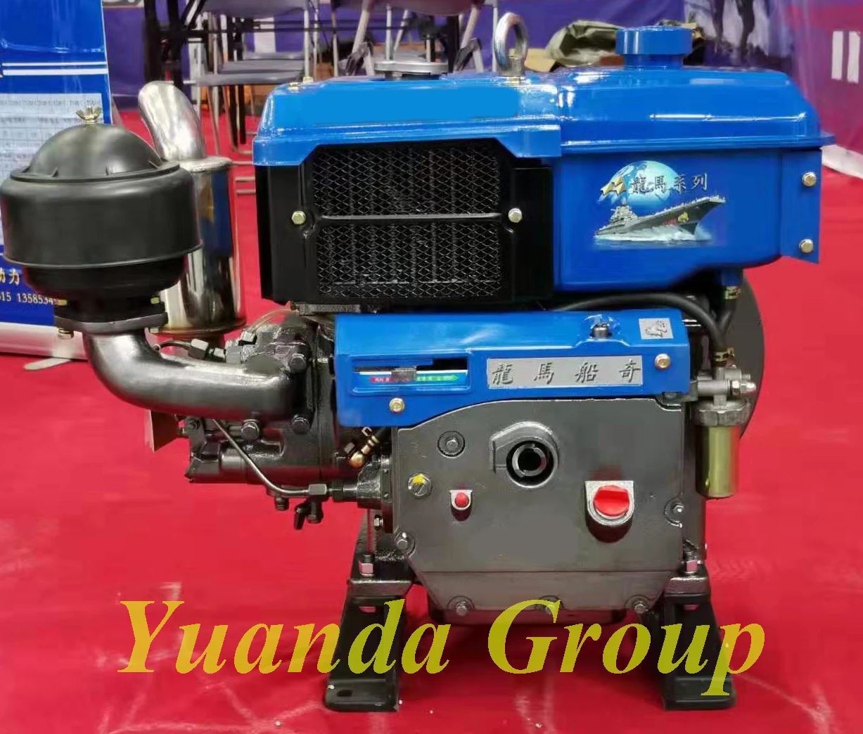 Single Cylinder Diesel Engine - 40HP Mini Motor for Boats