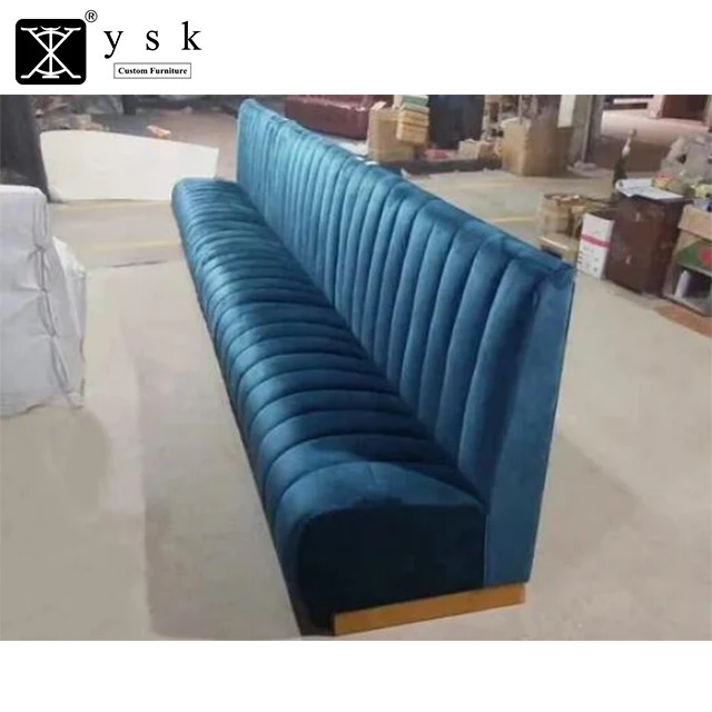 Ysk-03 Modern Design Restaurant Wood Furniture Booth Seating Sofa Set ...