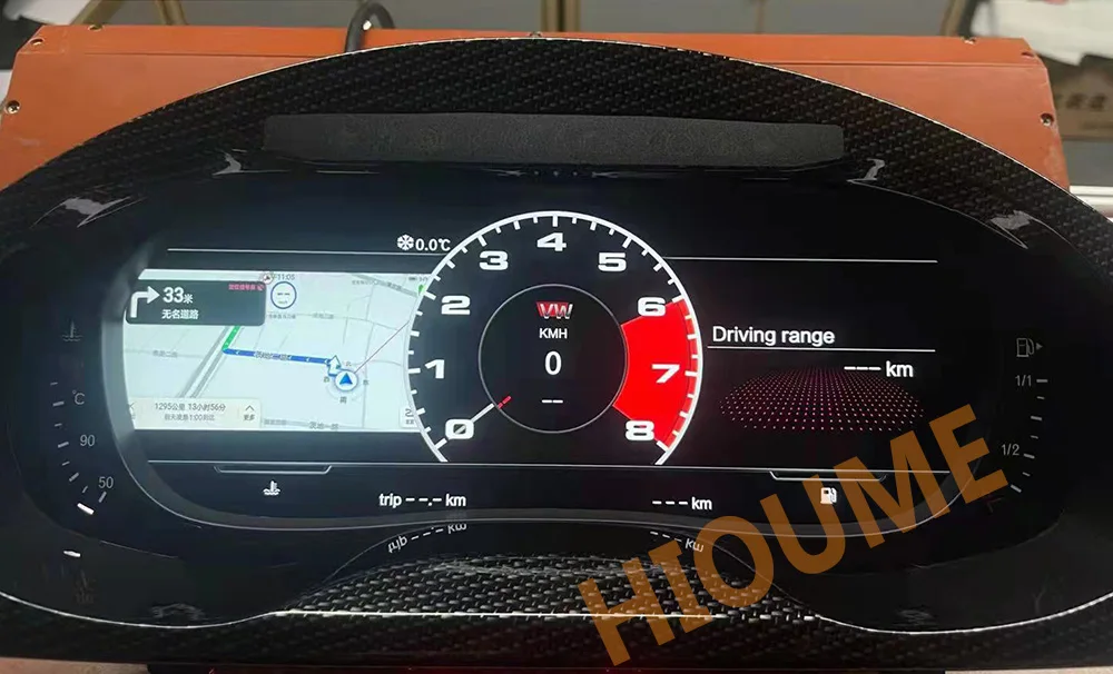 Digital Dashboard Panel LCD Speedometer for VW Golf 6 & Passat B7 ...