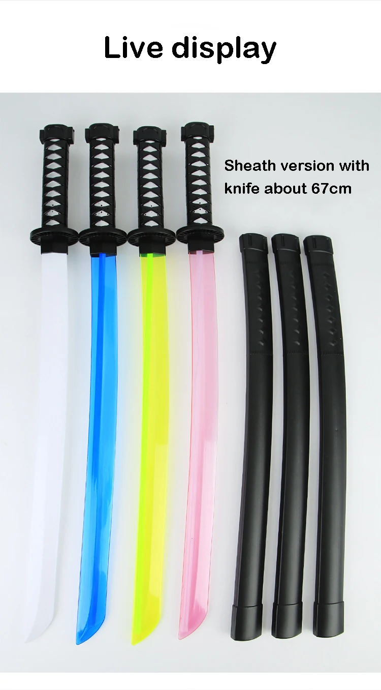 Lightsaber Samurai Sword - Multi Color Flash Toy Wholesale