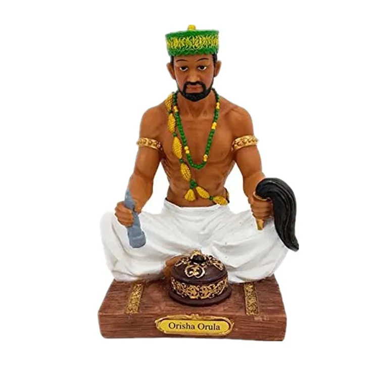 Resin White Orisha Orula Statue Yoruba Santeria Saint Lucumi African ...