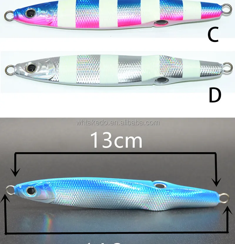 Takedo Weihai Ly01 Fishing Lure Noctilucent Luminous Jigging Three Eyes 200g Squid Jig Fishing ...