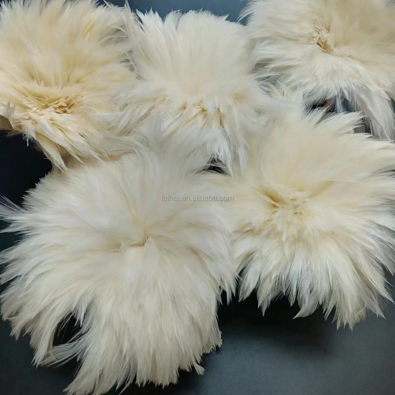 Fly Tying Material 6-8'' 15-20cm Washed White Rooster Hackle Feathers ...