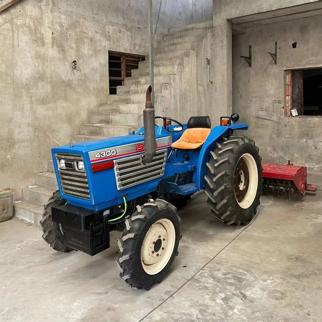 used wheel tractors japanese iseki 4300 40hp 4x4wd small mini compact ...