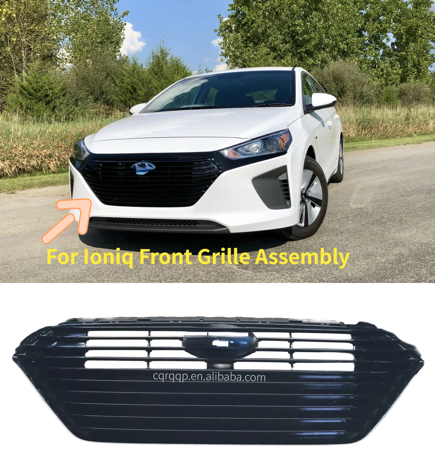 Hyundai Ioniq 2017-2019 Front Grille Assembly 86350-G2000 | OEM Car ...