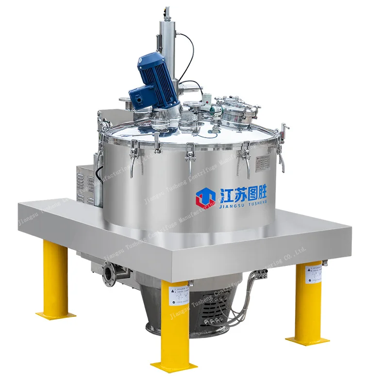 Jiangsu Tuheng Bag-shaking Bottom Discharge Scraper Centrifuge Machine ...