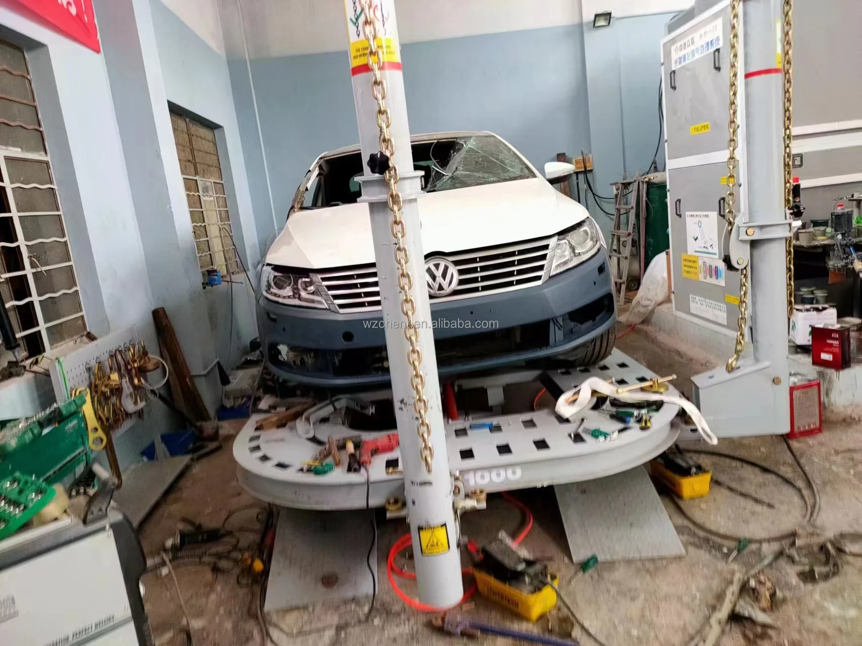 Work Shop Girder Calibrator Auto Body Collision Frame Repair Machine ...