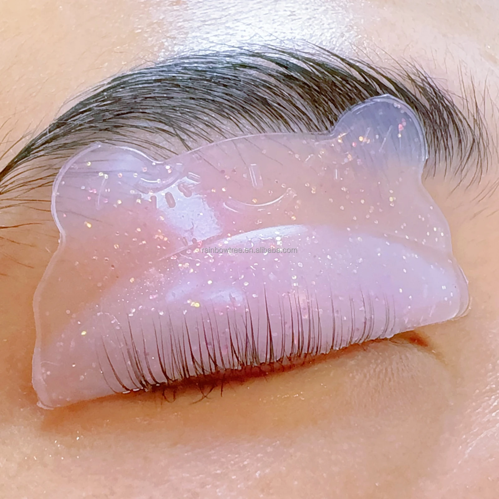 Korean Lash Lift Shield Self Sticky Eyelash Lifting Pads Silicone Lami ...