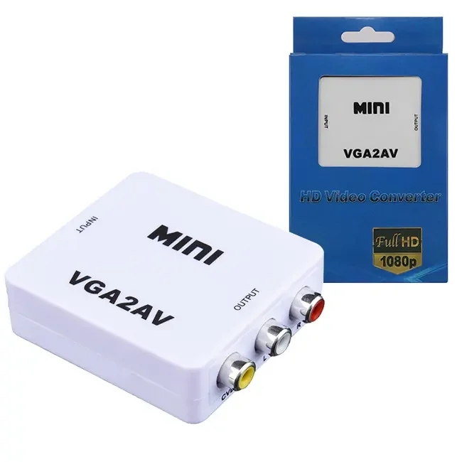 Wholesale Mini Vga To Av Adapter Mini Vga To Av Converter - Buy Vga To ...