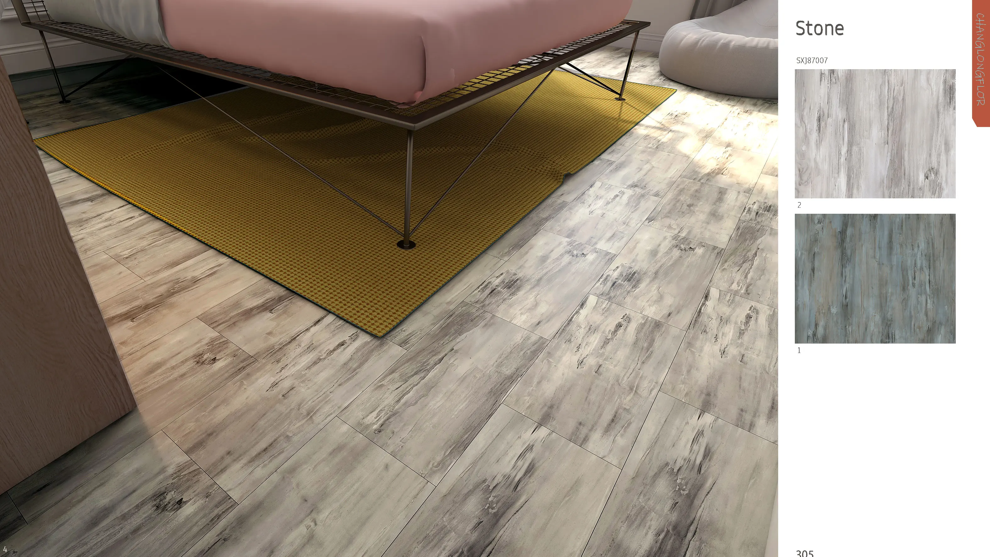 Commercial Vinyl Composite Tile Floor Vct Mimic Natural Stone - Buy Vct ...