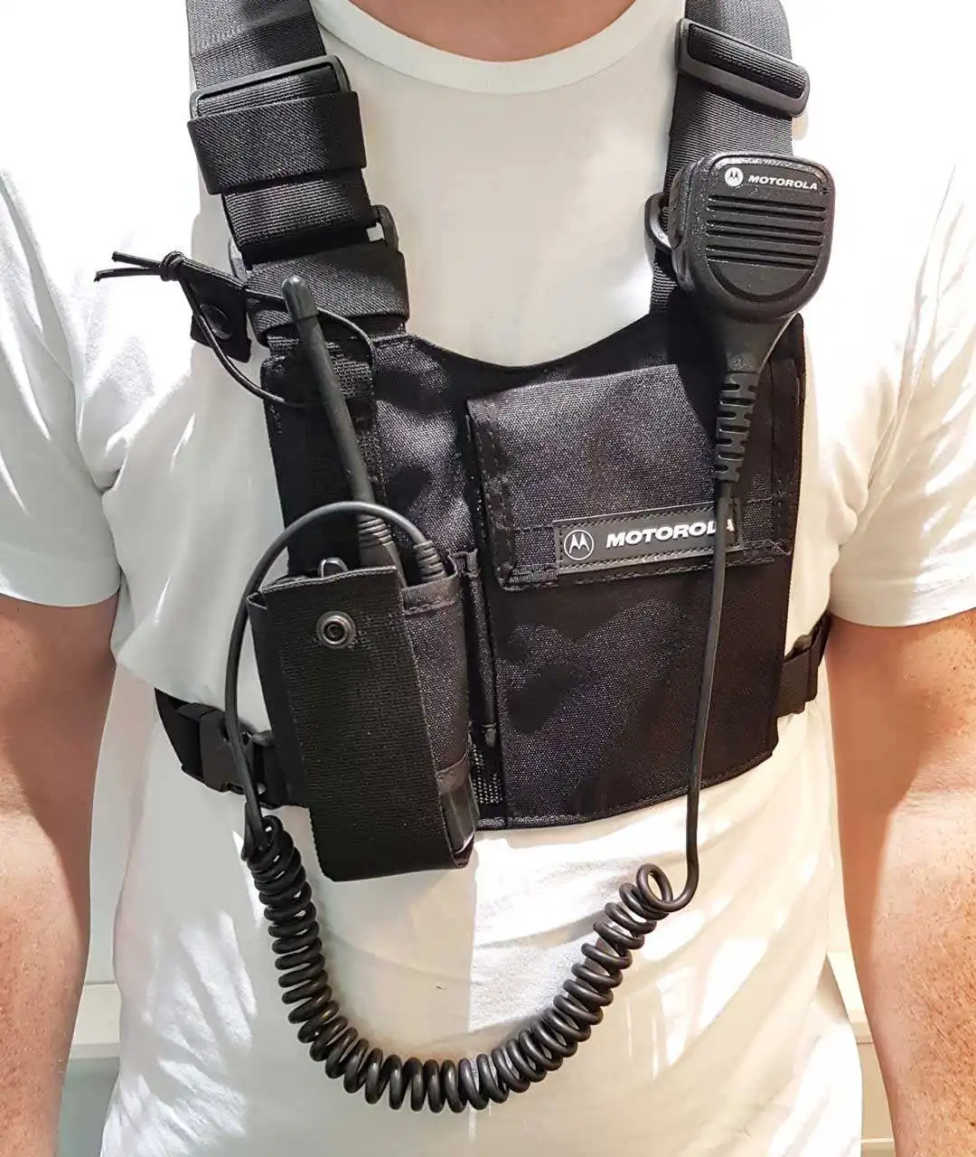 Motorola Baofeng TYT HLN6602A Tactical Vest Nylon Bag Radio