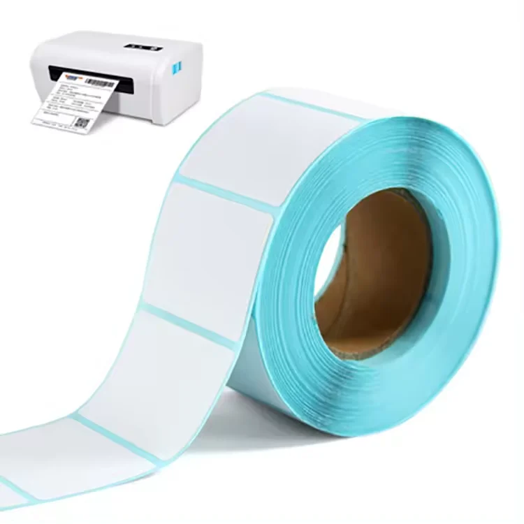 40x30 40x25 40x20 mm Adhesive thermal Sticker Label Roll water proof ...