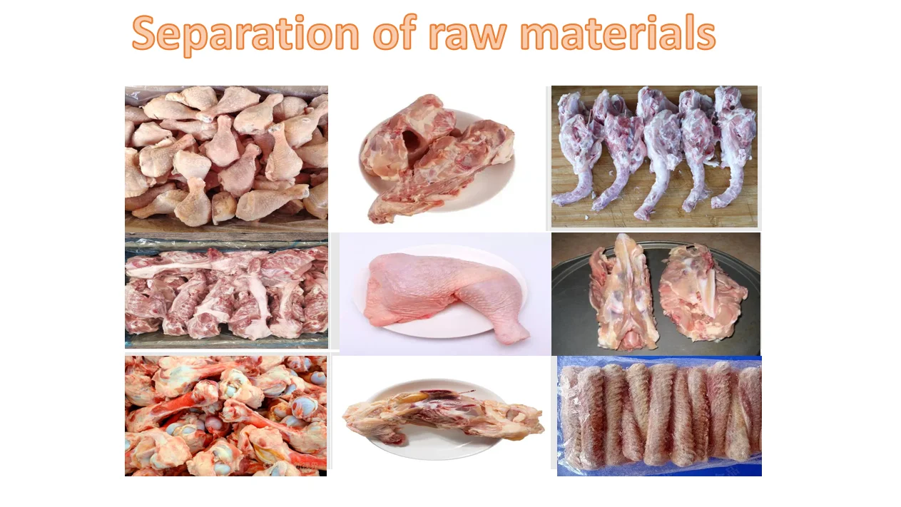 Poultry Deboning Machine Chicken Meat Bone Separator Machine Meat ...