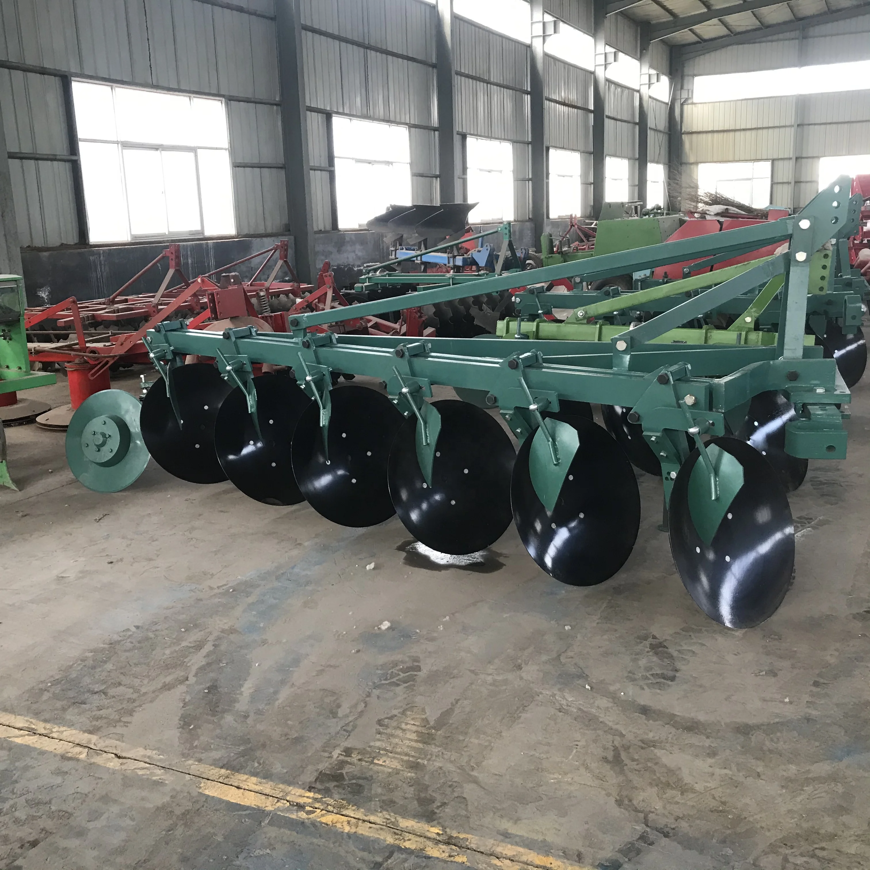 Used Tractor Steel Frame Disc Plough High Productivity Diesel-Powered ...