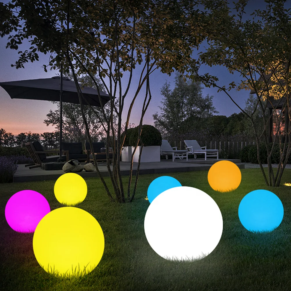 Garden Floating Rechargeable Battery Led Ball,Swimming Pool Decorative ...