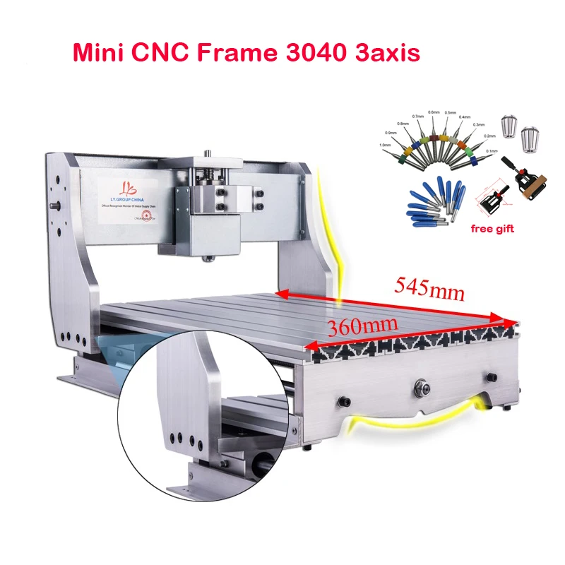 Mini Cnc Router 3040 Frame Of Engraver Milling Machine For Diy 3040 ...