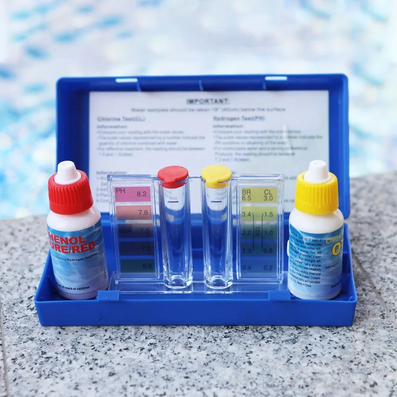 Swimming Pool Water Chemical Test Kit for Chlorine OTO and PH