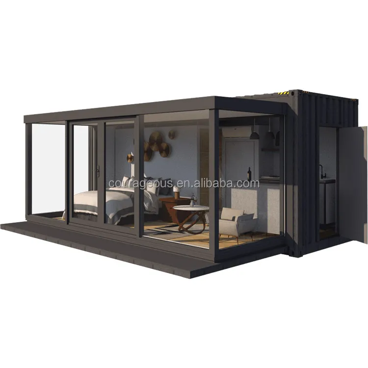Designed shipping container steel structure prefabricated luxury ...